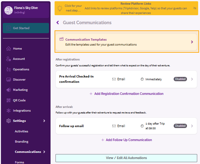 How to change my pre-arrival waiver email template – Wherewolf